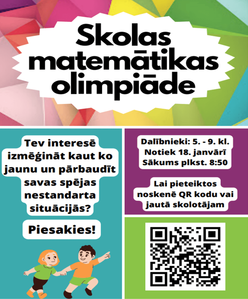 Skolas matemātikas olimpiāde - Krimuldas vidusskola